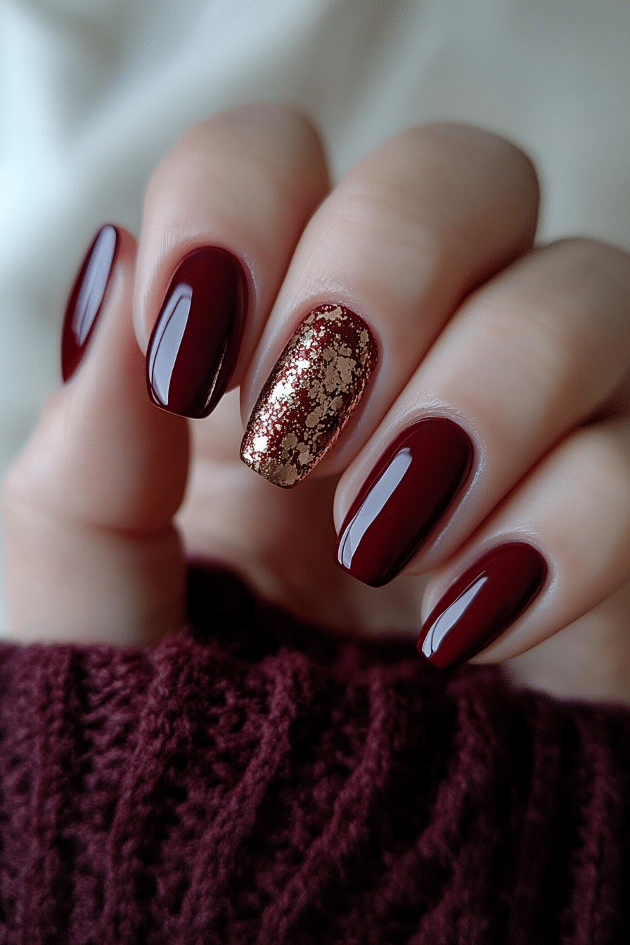 26 Chic Burgundy Nail Design Ideas – Nailstyles